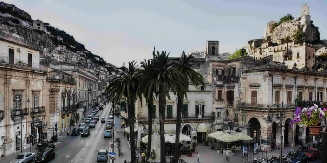 A Modica si gira lo spot televisivo di una nota casa automobilistica ...